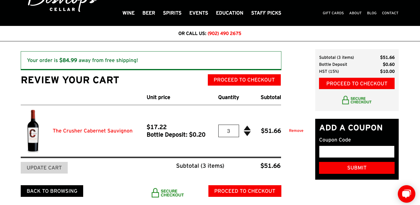 How to enter a coupon code